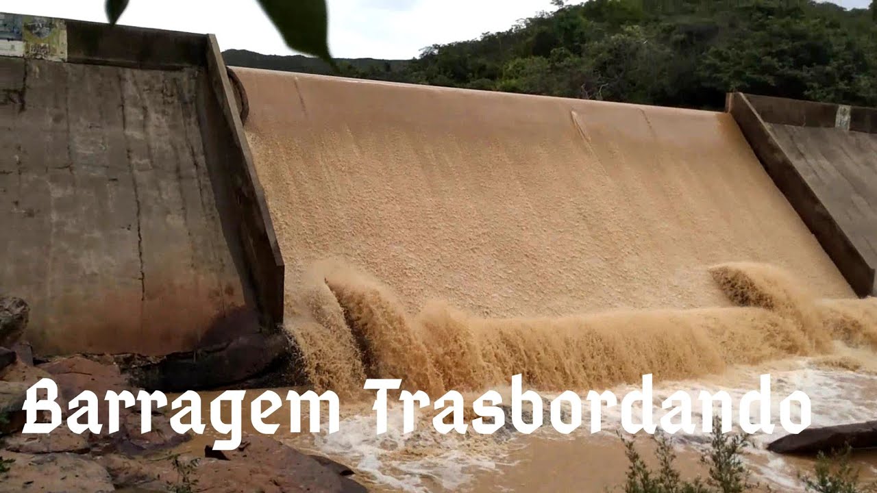 Barragem Transbordando/ Catuni - MG - YouTube