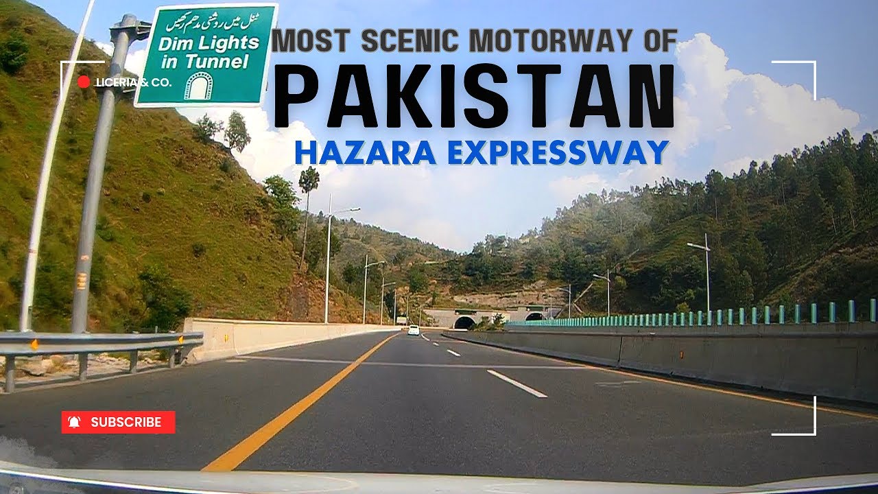 The most beautiful Motorway of Pakistan Hazara Expressway - YouTube
