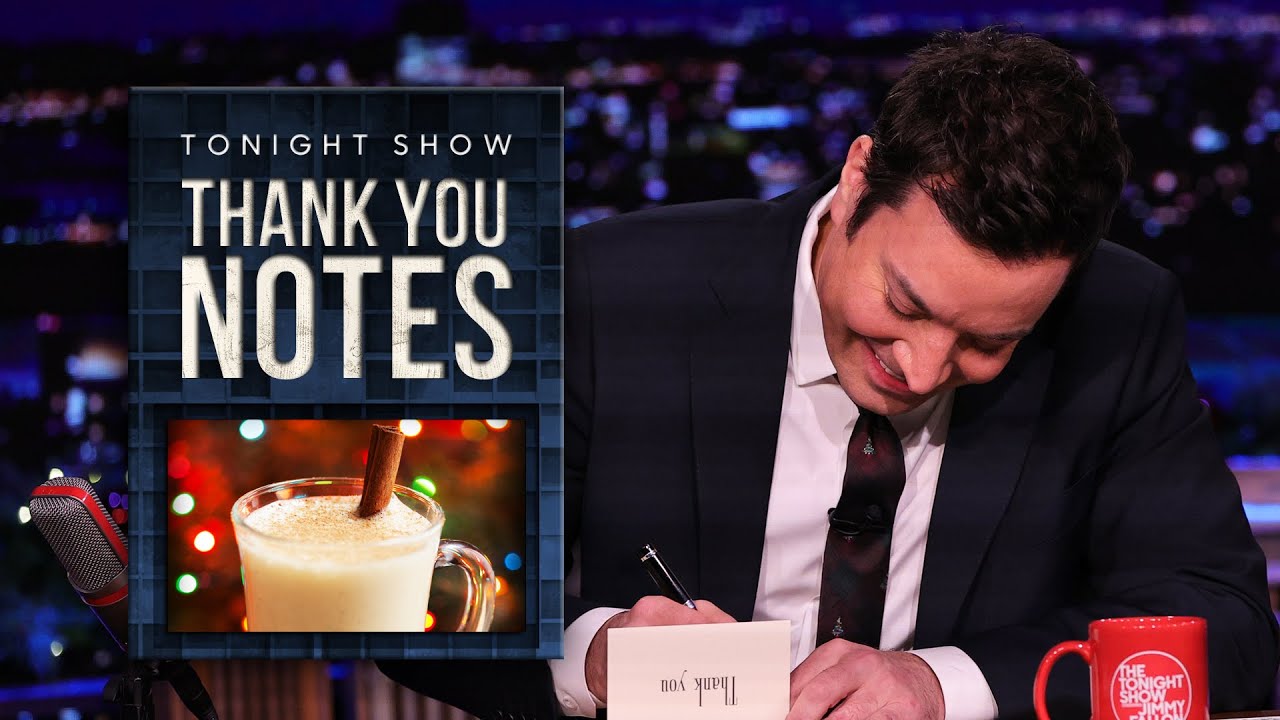 Thank You Notes: Christmas, the Three Wise Men | The Tonight Show ...