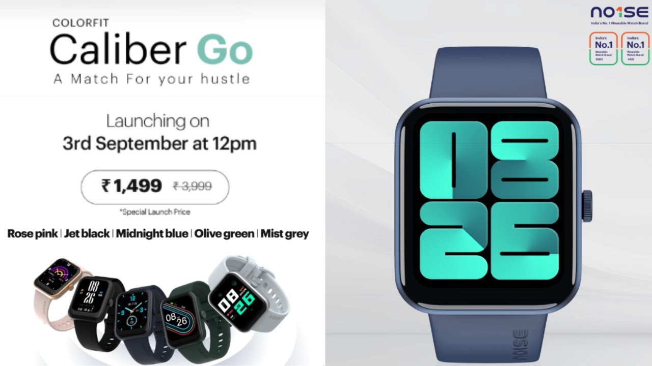 A Battrery Powerhouse | Noise Colorfit Caliber GO |1.69 TFT display |⚡ ...