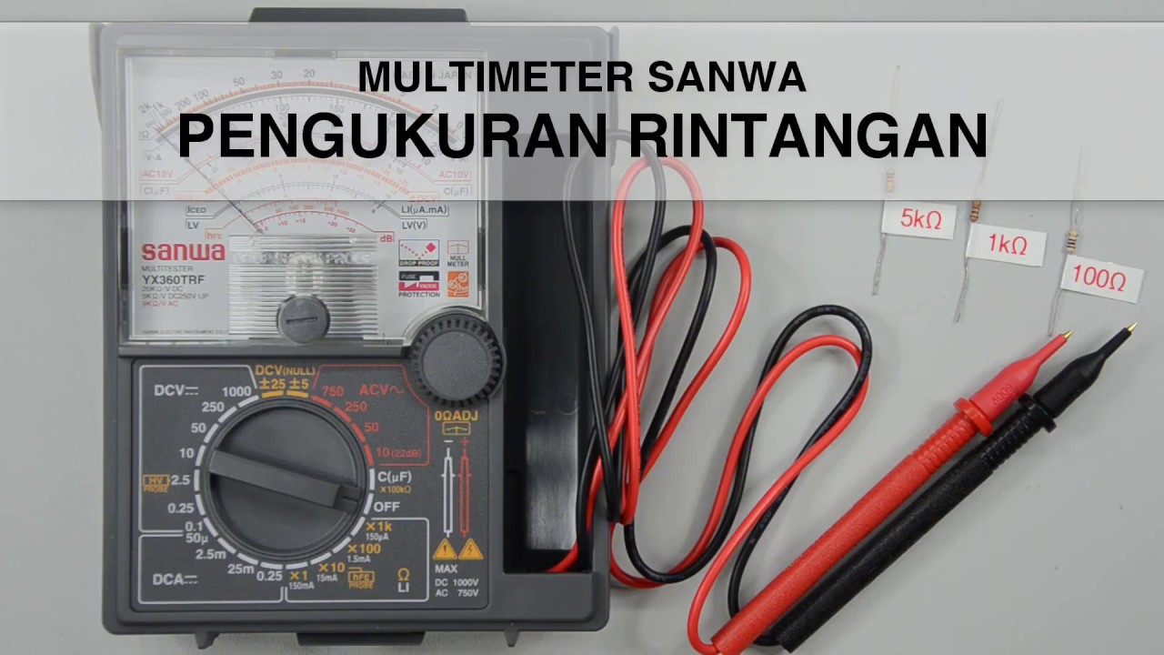 Pengukuran Rintangan - Multimeter / Multitester | DIDIKTV - YouTube