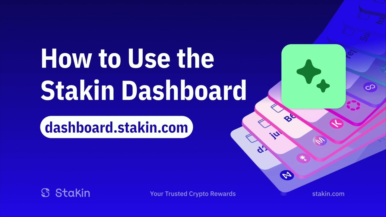 How To Use the Stakin Dashboard - YouTube