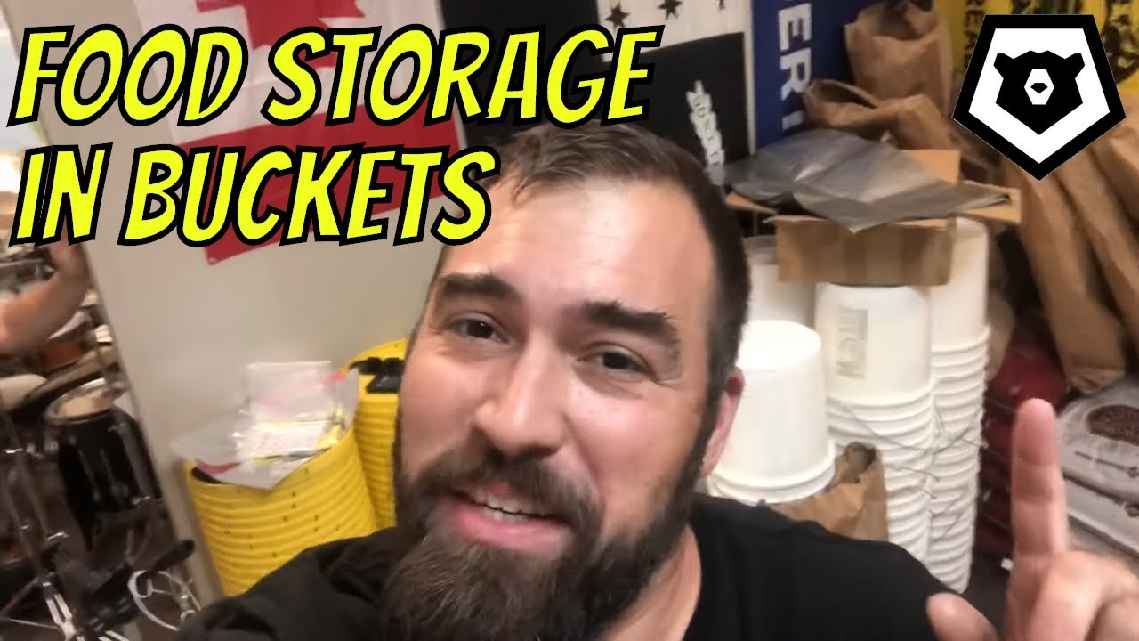 Food Storage in Buckets How-To for SHTF Prepper - YouTube