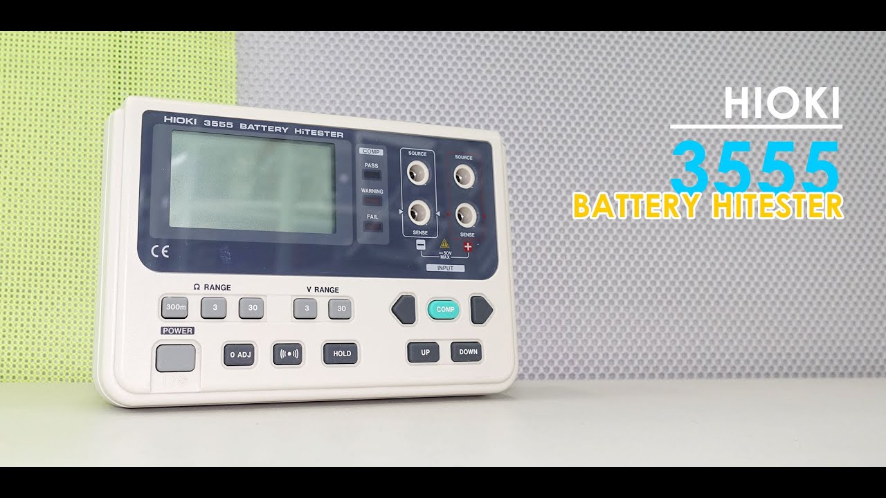 히오키 / HIOKI 3555 BATTERY HITESTER/배터리 하이테스터 - YouTube