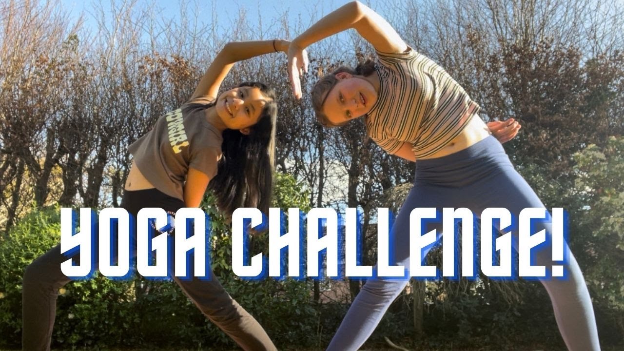 yoga challenge! *chaotic* - YouTube