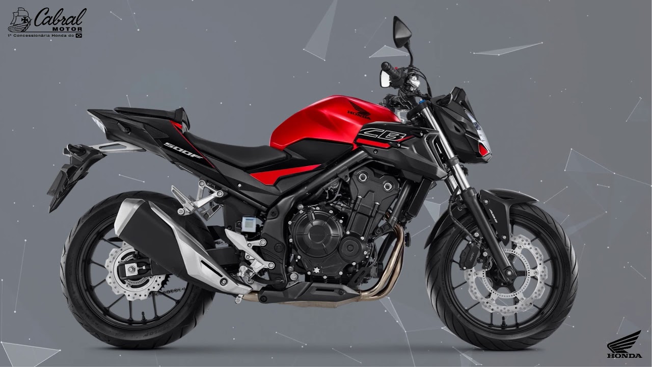 CB 500F 2020 na Cabral Motor Honda - YouTube