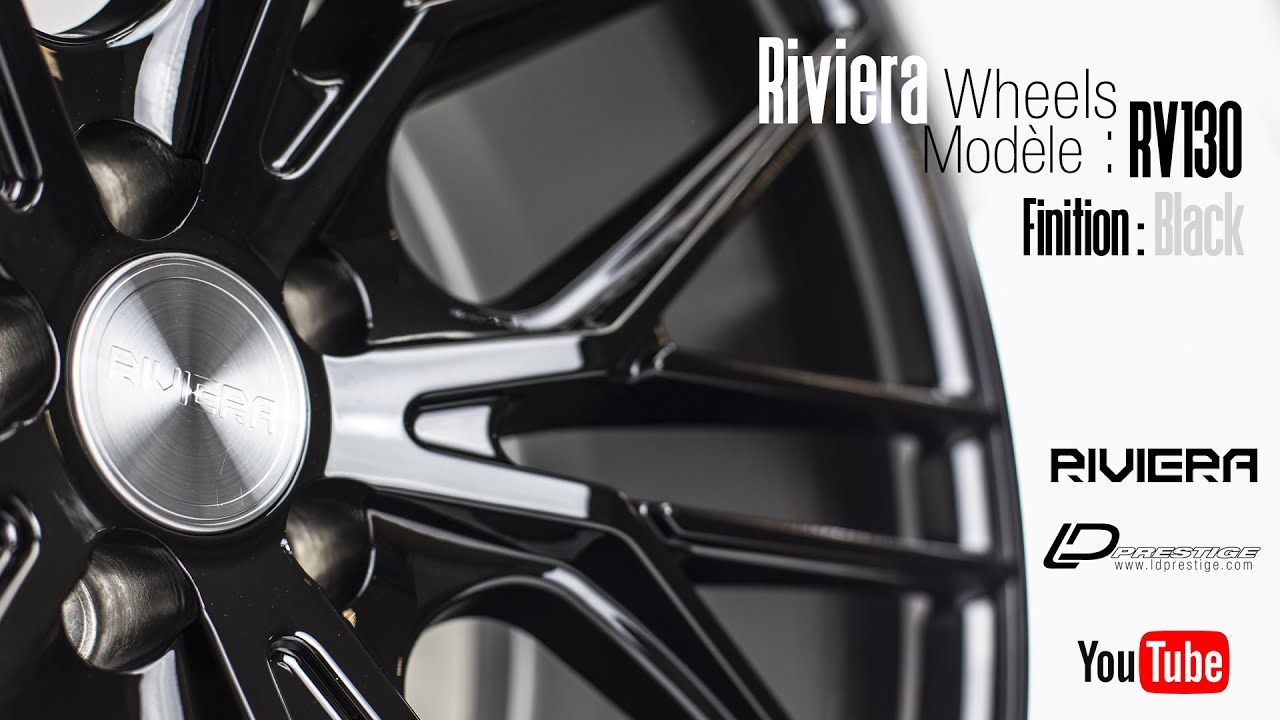 Jante RIVIERA Wheels modèle RV130 finition Black - YouTube