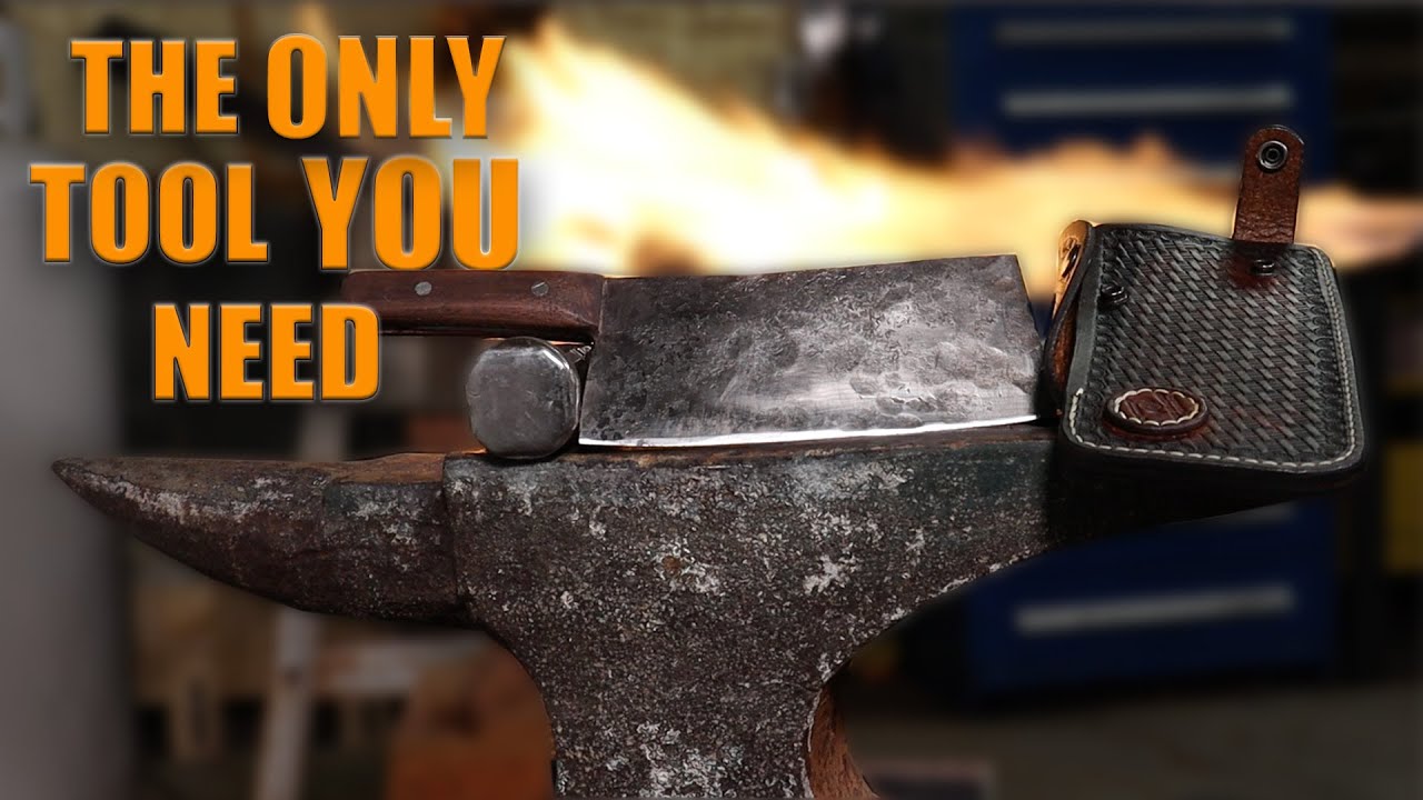 Forging CLEAVER From Lawnmower Blade | Part 1 - YouTube