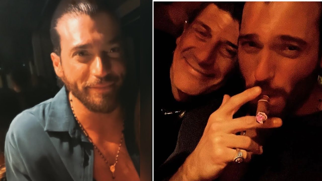 Can Yaman ha condiviso le immagini con i suoi fan mentre beveva il ...