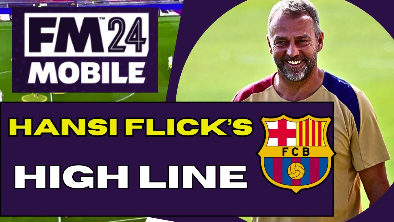 Hansi Flick’s High-Line Barcelona Tactic | Catch Mbappe Offside 8 Times ...
