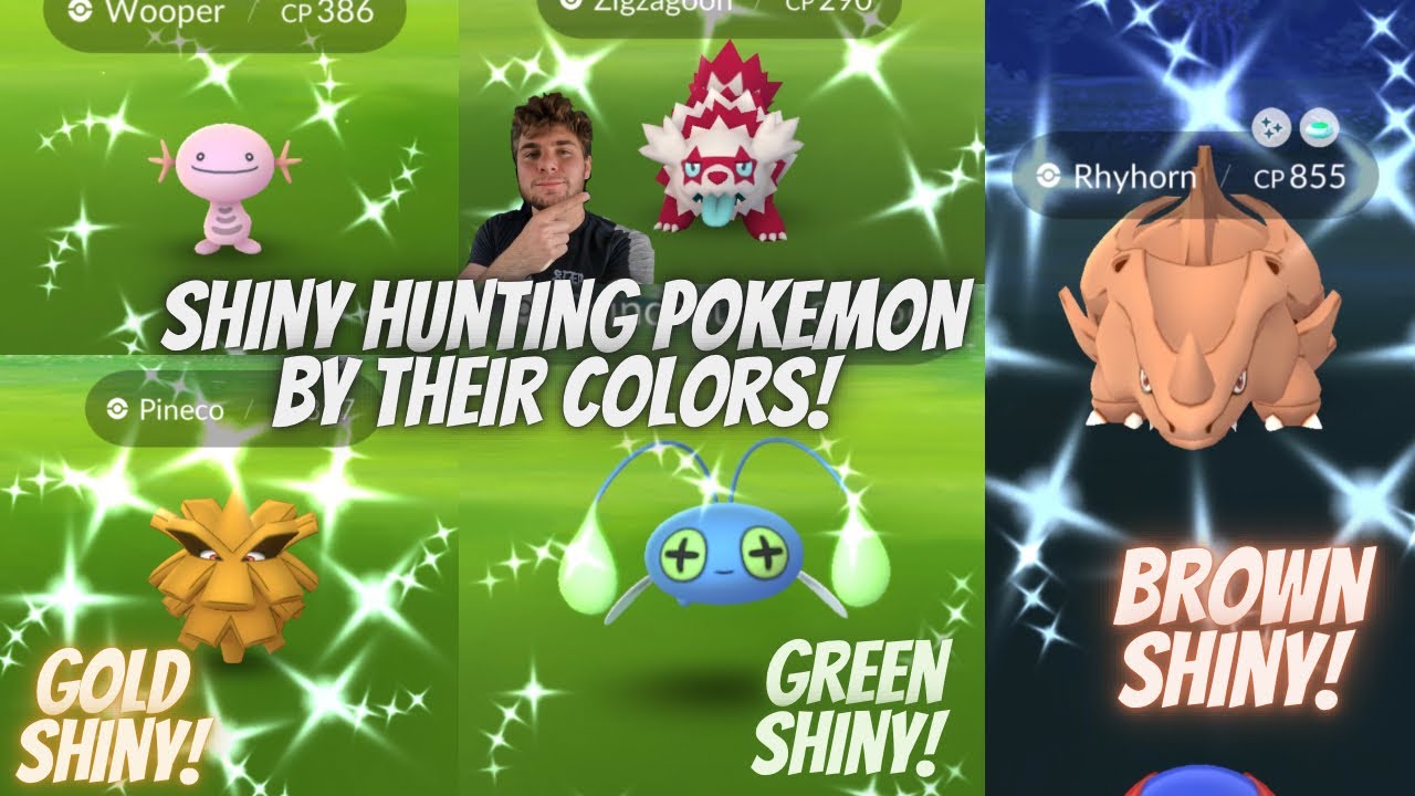 Shiny Green Colored Pokemon