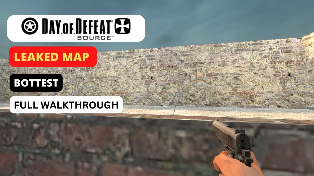 Leaked Day of Defeat: Source map - bottest - YouTube