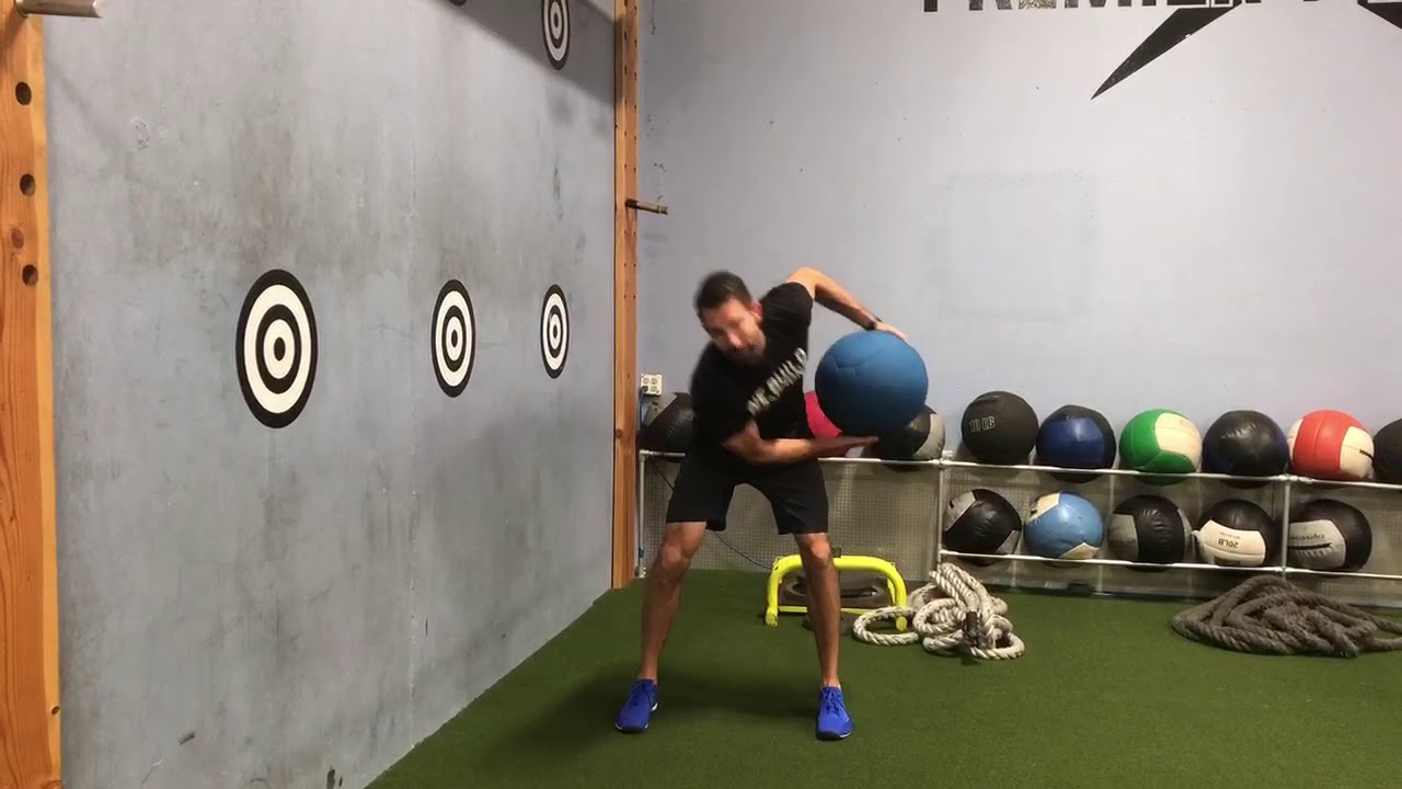 Standing MB Rotational Throw - YouTube
