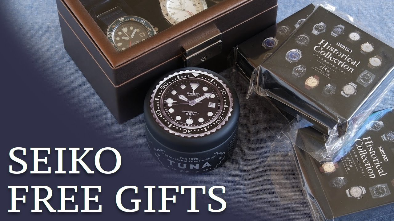 Seiko Free Gifts in Japan - YouTube