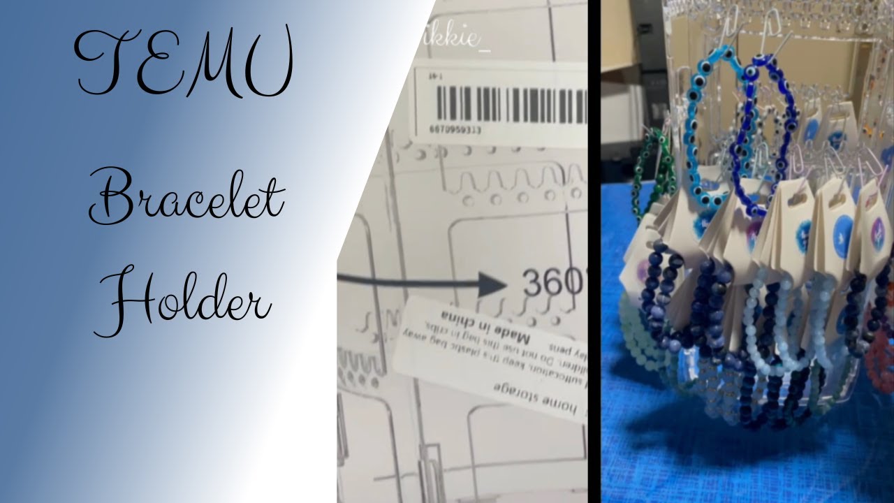 TEMU Bracelet Display Holder | Organizing My Handmade Bracelets l ...