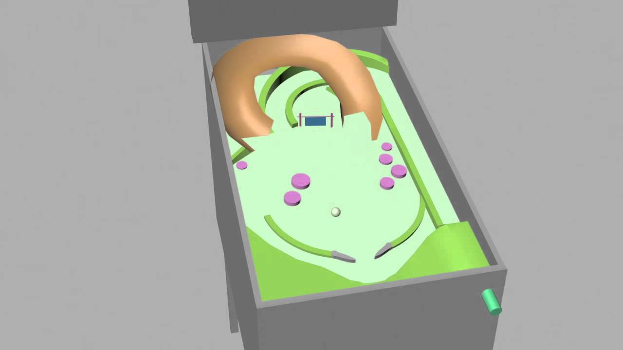 3d Visual Effects Pinball Machine, Blocking Stage - YouTube
