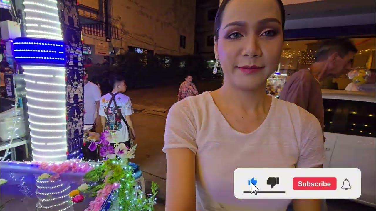 Loy Kratong 2024 at Pattaya,Beach Road with Pimmy #Ladyboy - YouTube