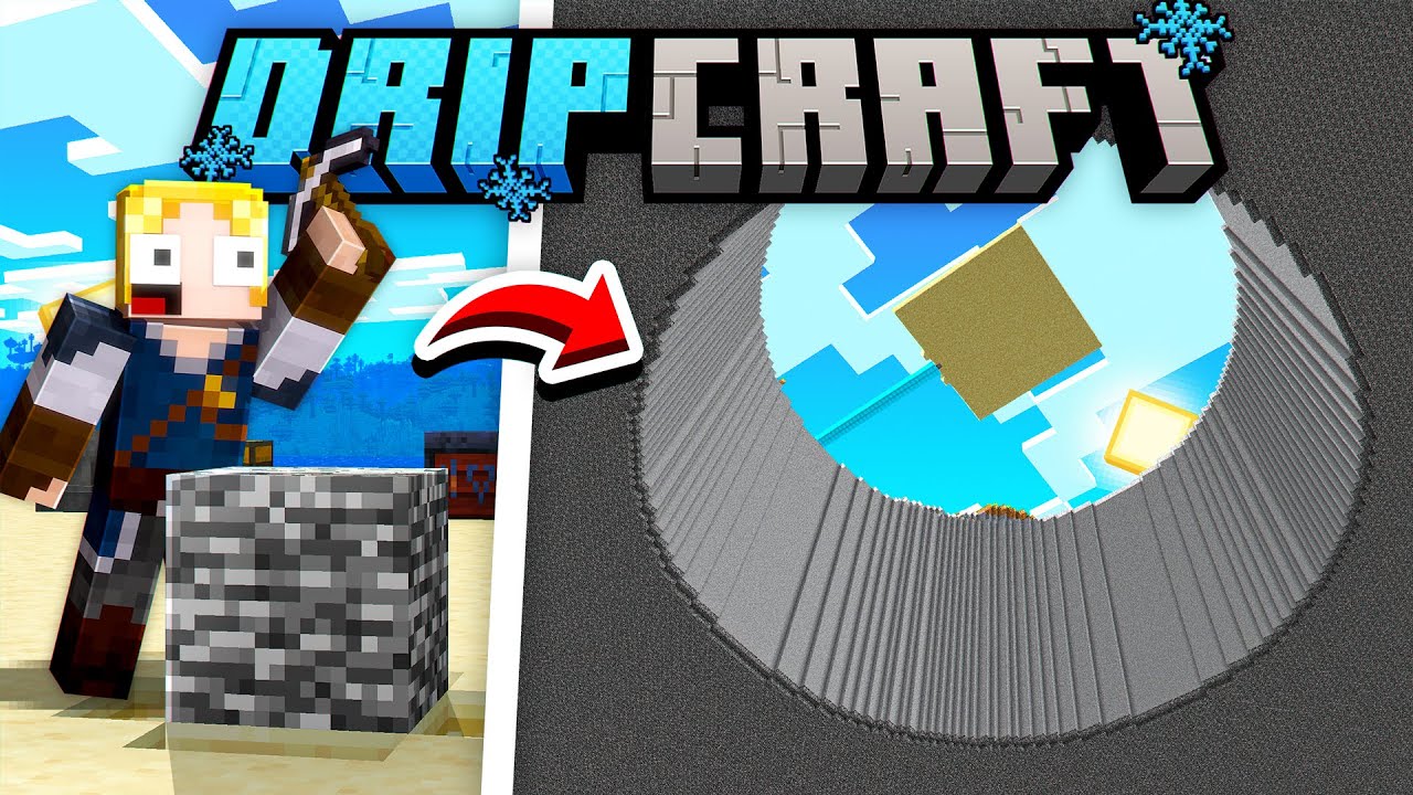 DESTRUINDO TODAS AS BEDROCKS DA MEGA BASE - Dripcraft 12 - YouTube