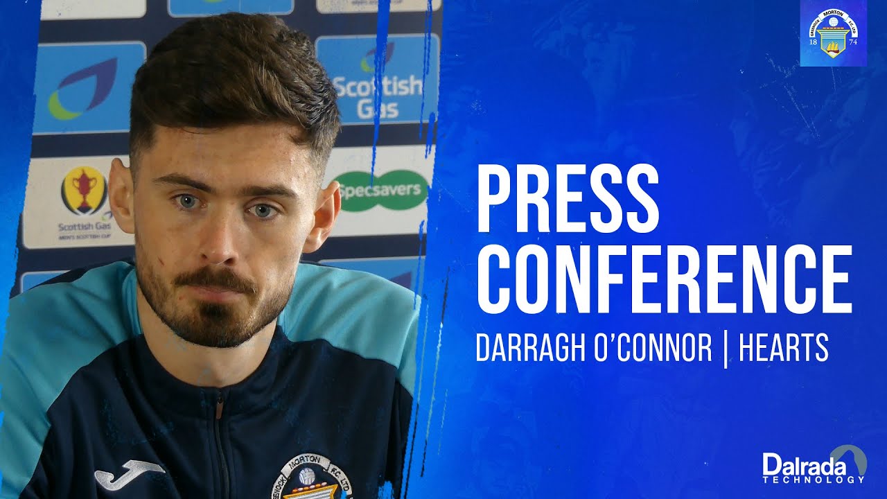 Darragh O'Connor | Pre-Match Press Conference | Hearts - YouTube