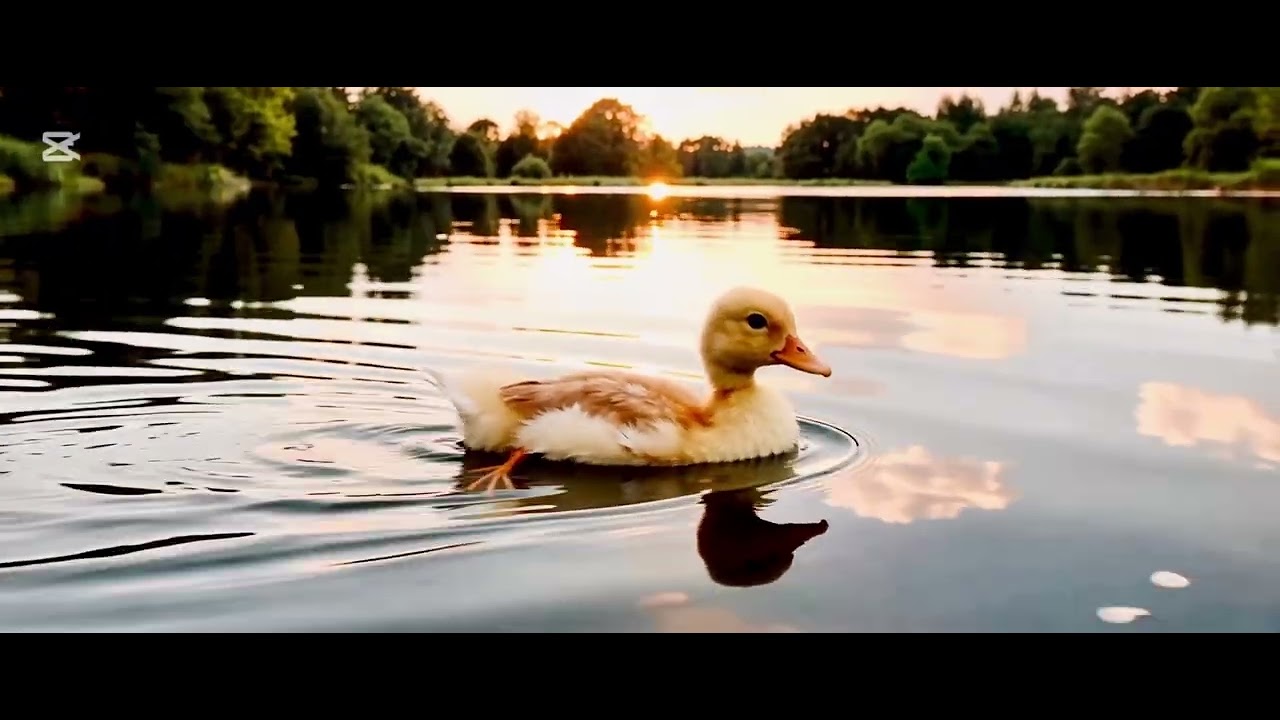 🐥 Relaxing Duck Floating on a Lake "🐥 10-Minute Duck Loop for Sleep ...