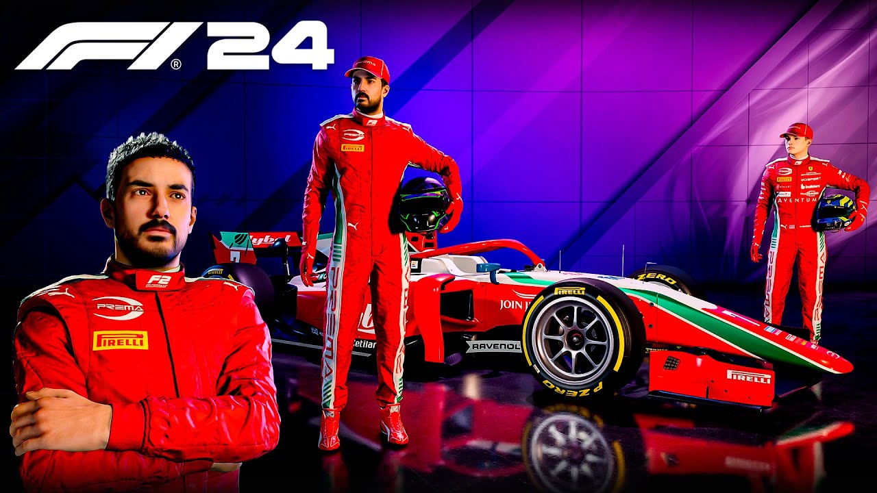 F1 24 - INÍCIO DO MODO CARREIRA NA FÓRMULA 2 - YouTube