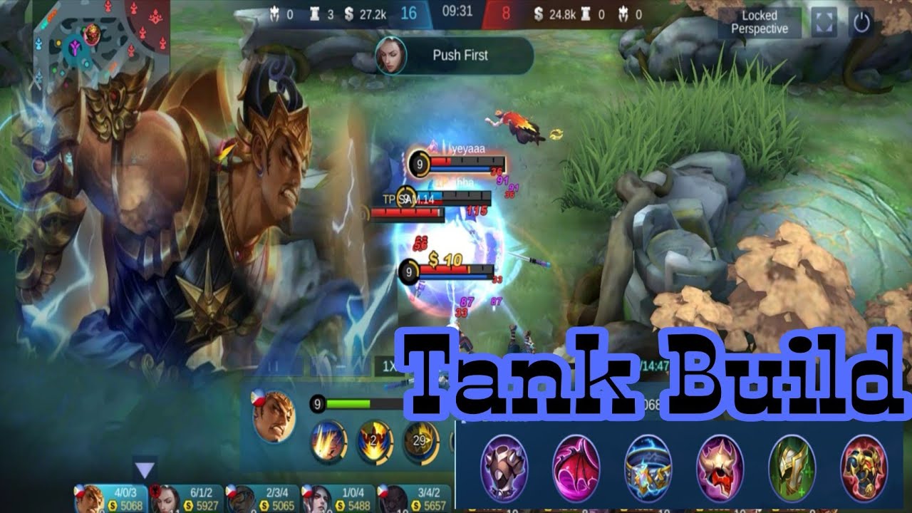 Gatotkaca MLBB Full Tank Build/You can outplayed every Hero - YouTube