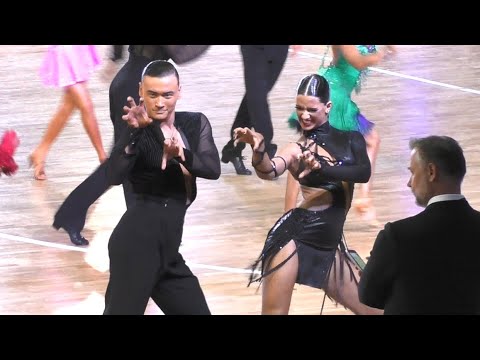Samba = Andrey Sokolov & Sofia Vorobieva = Stars Of Russia Latin = Lights of Moscow 2023 - YouTube