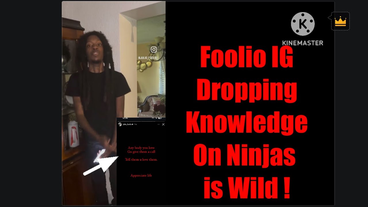 Julio Foolio IG Drops Gem To Ninja’s From “HELL” And More! - YouTube