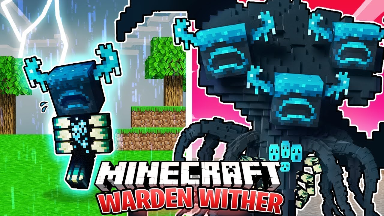 SOBREVIVÍ 100 DÍAS como un WARDEN WITHER en MINECRAFT HARDCORE! - YouTube
