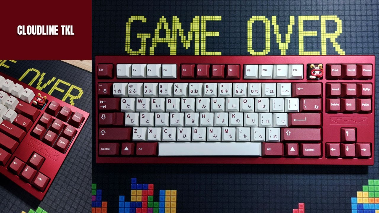 Cloudline TKL Keyboard by JJW | Typing Sound - YouTube