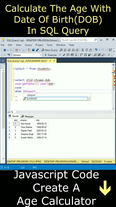 7 Calculating Age In Sql Sahdiagurbuskh