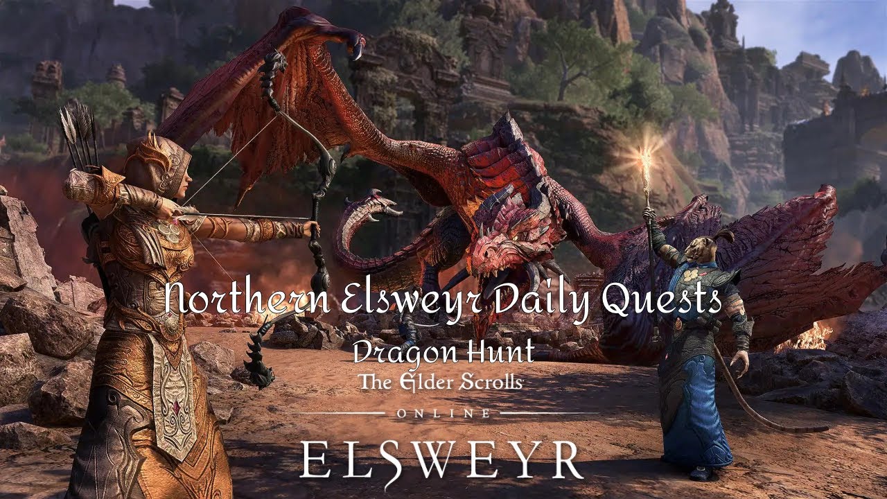 Elder Scrolls Online Daily Quests: Northern Elsweyr - Dragon Hunt | No ...
