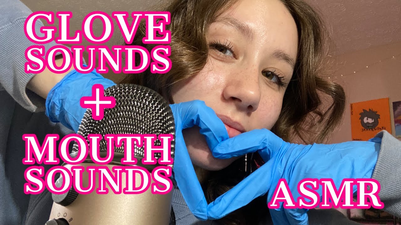 ASMR | glove sounds and mouth sounds 🧤 (fast and chaotic) - YouTube