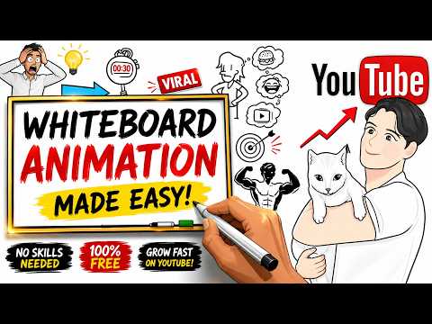 100% FREE AI Whiteboard Animation Video Generator Tutorial With Prompt Guide
