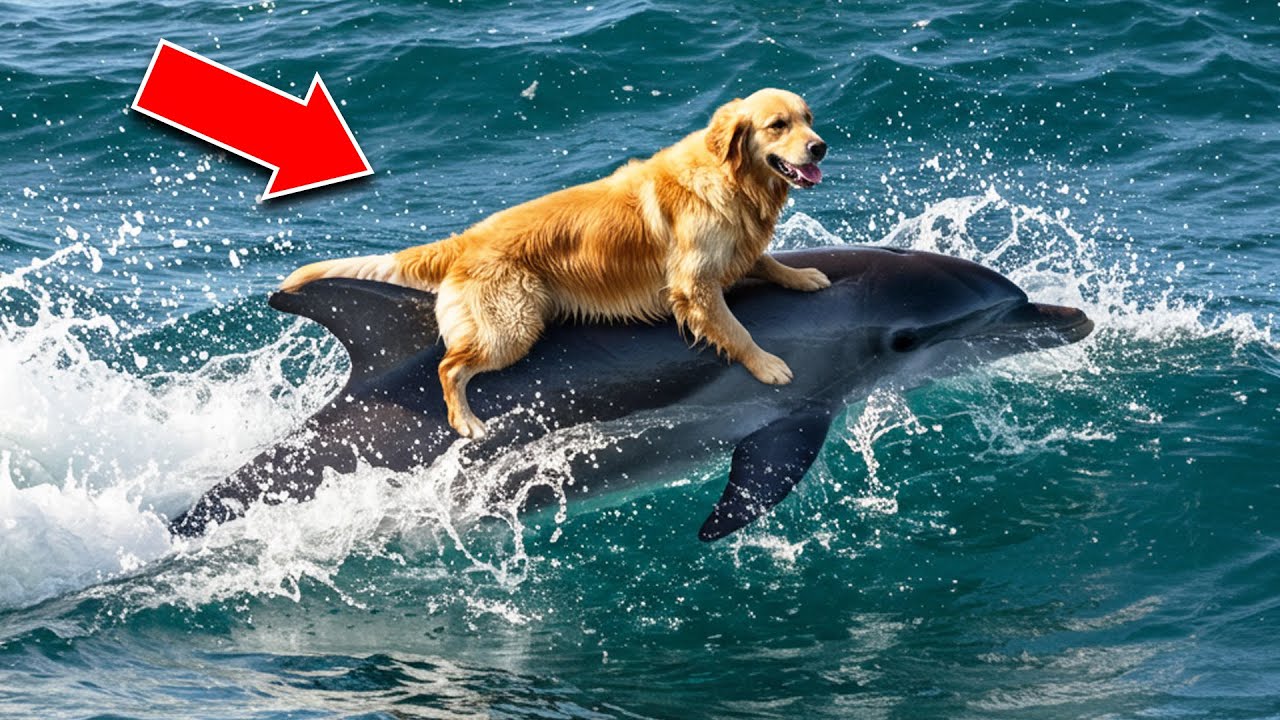 Retired Man Rescues Dog Riding Dolphin, Then UNBELIEVABLE Twist Changes ...