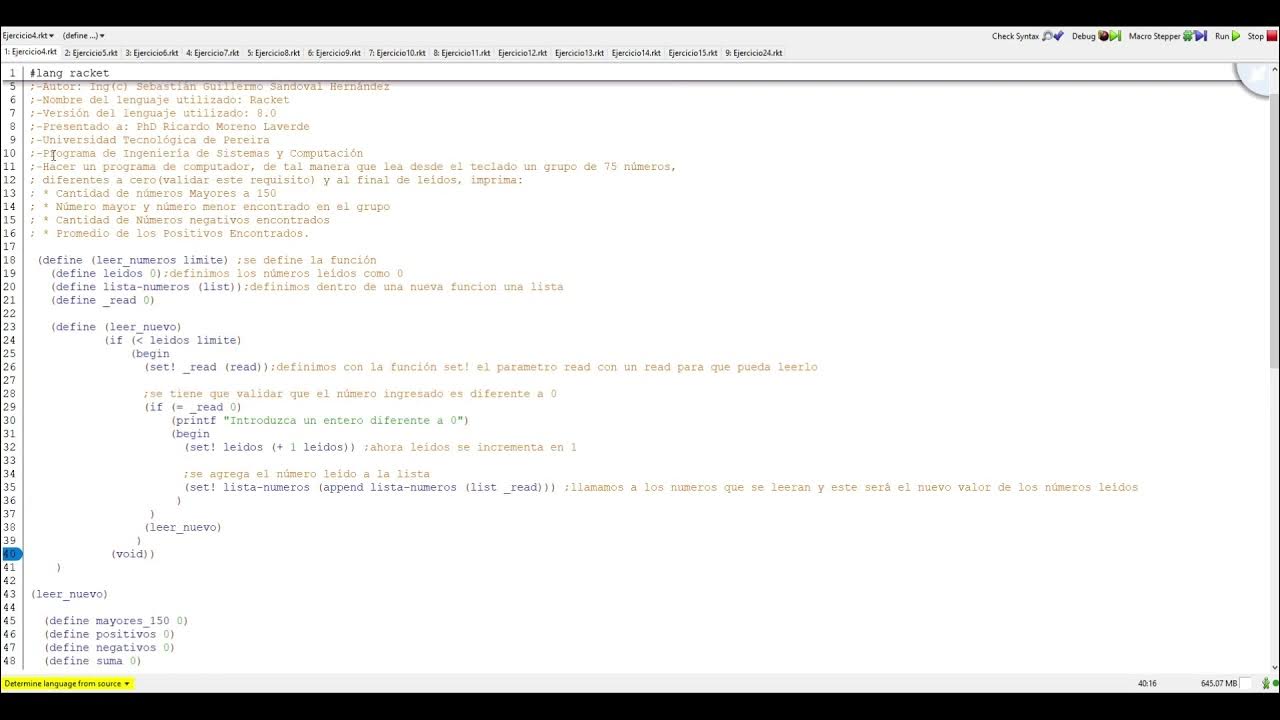 Ejercicio4 - DrRacket - YouTube