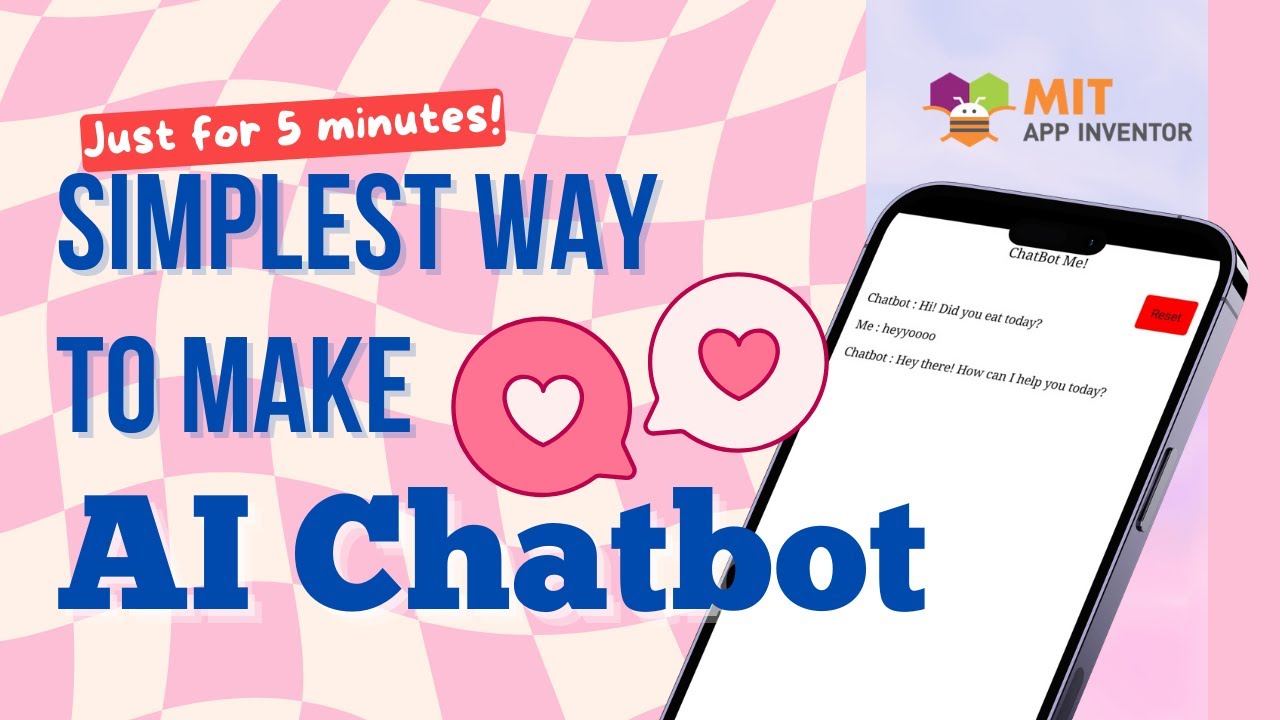 Make Simplest AI Chatbot using App Inventor | 5 minutes tutorial! - YouTube
