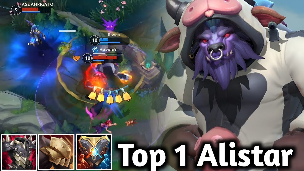 Wild Rift - Top 1 Alistar S Rating Support Gameplay - YouTube