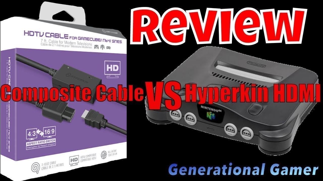 Hyperkin Nintendo HDMI vs Composite On The Nintendo 64 - YouTube