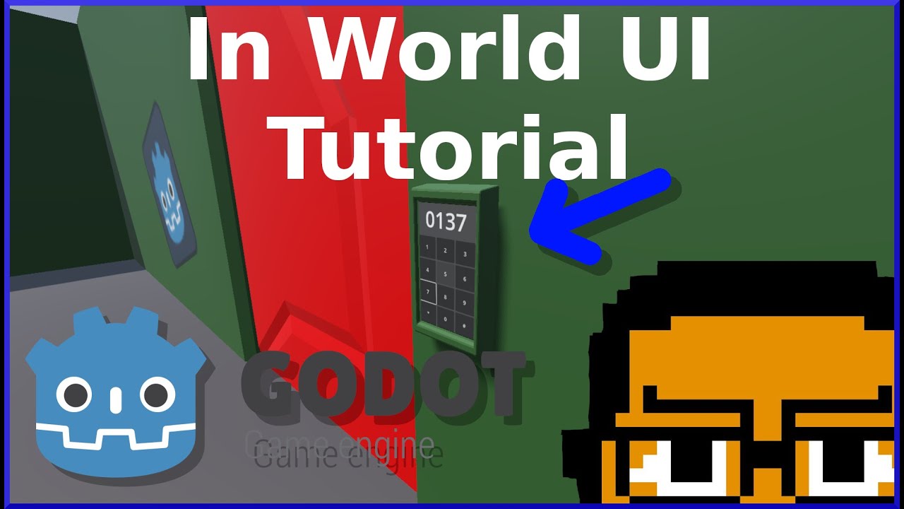 Diegetic UI in Godot 4 tutorial (In World UI) - YouTube