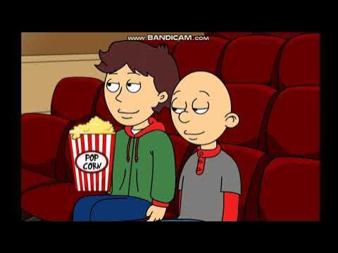Classic Caillou Misbehaves at Movie/Grounded - YouTube