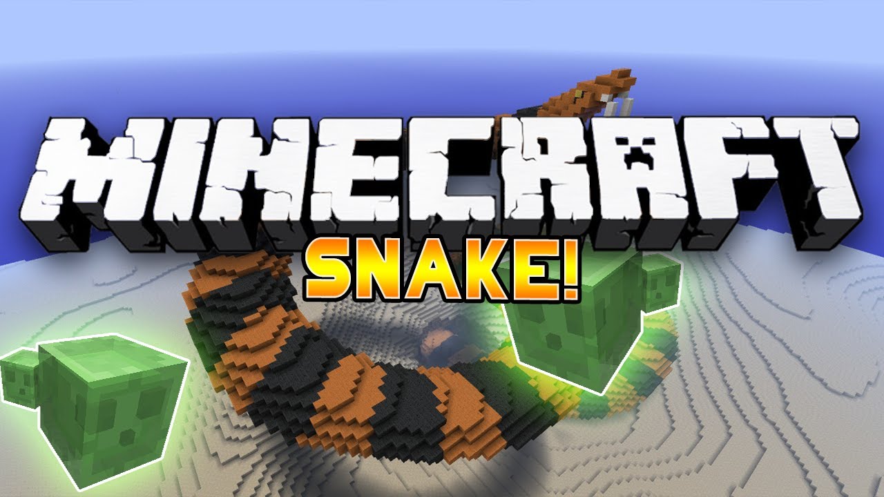 *EPIC* Minecraft Mini-Game: SNAKE! #1 w/Preston & Woofless! - YouTube
