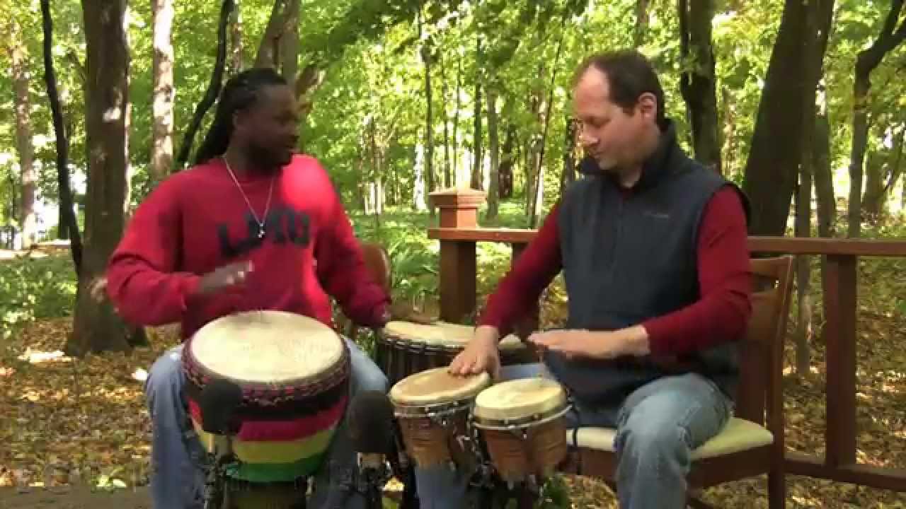 Bongo lessons for beginners with special guest Fode Bangoura - YouTube