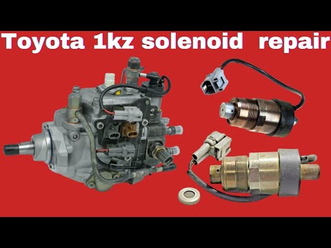 Toyota 1kz diesel pump solenoid rebuild / 1kz 2LT fuel pump solenoid ...