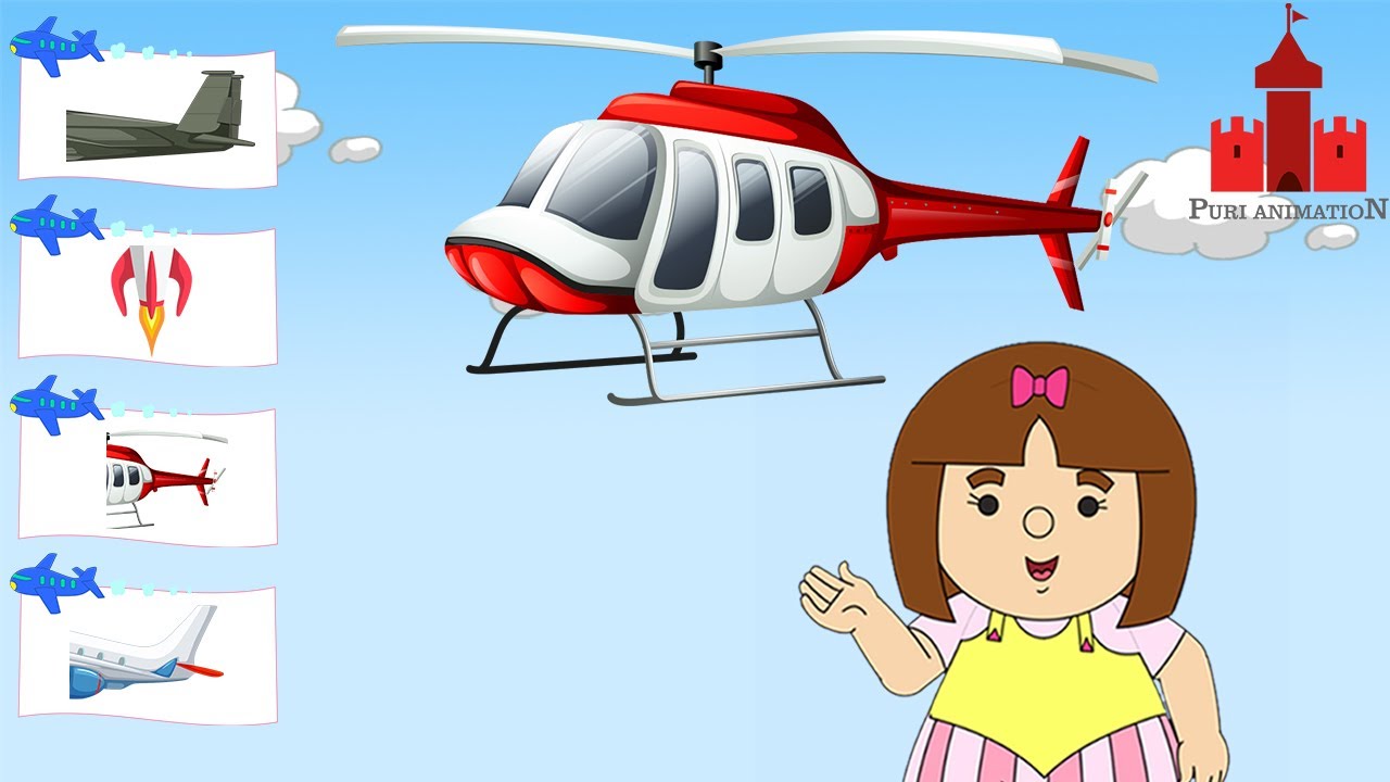 Mengenal Transportasi Udara | Puri Animation - YouTube