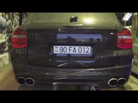 Porsche Cayenne Turbo 4.8i Kumandalı CutOut Egzoz Sesi