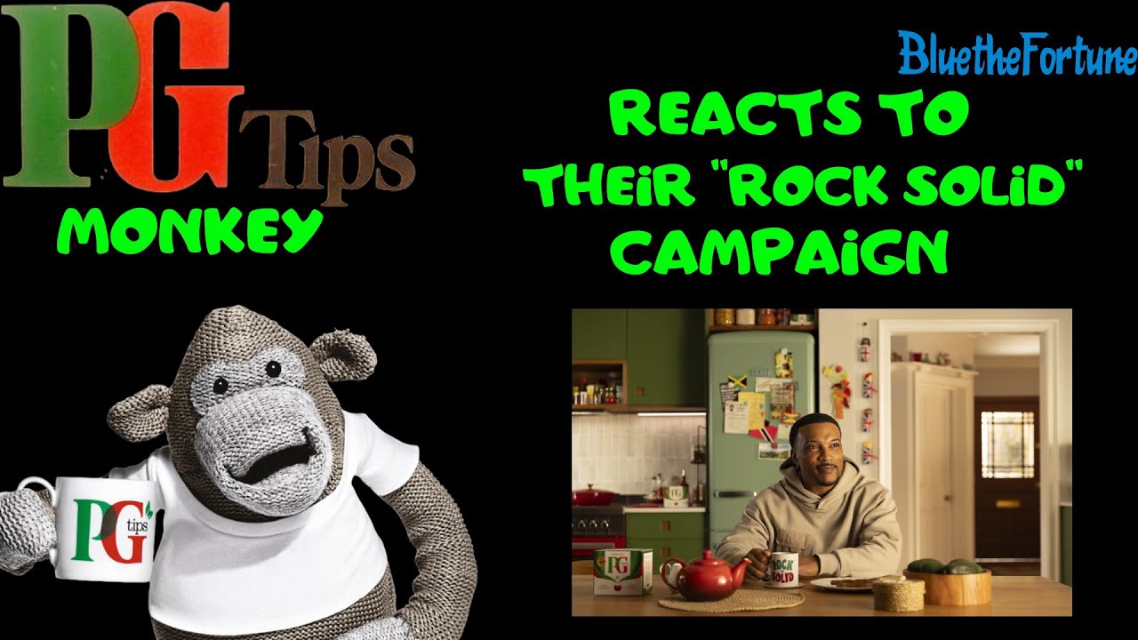 PG Tips Monkey reacts to their ''Rock Solid'' campaign. - YouTube