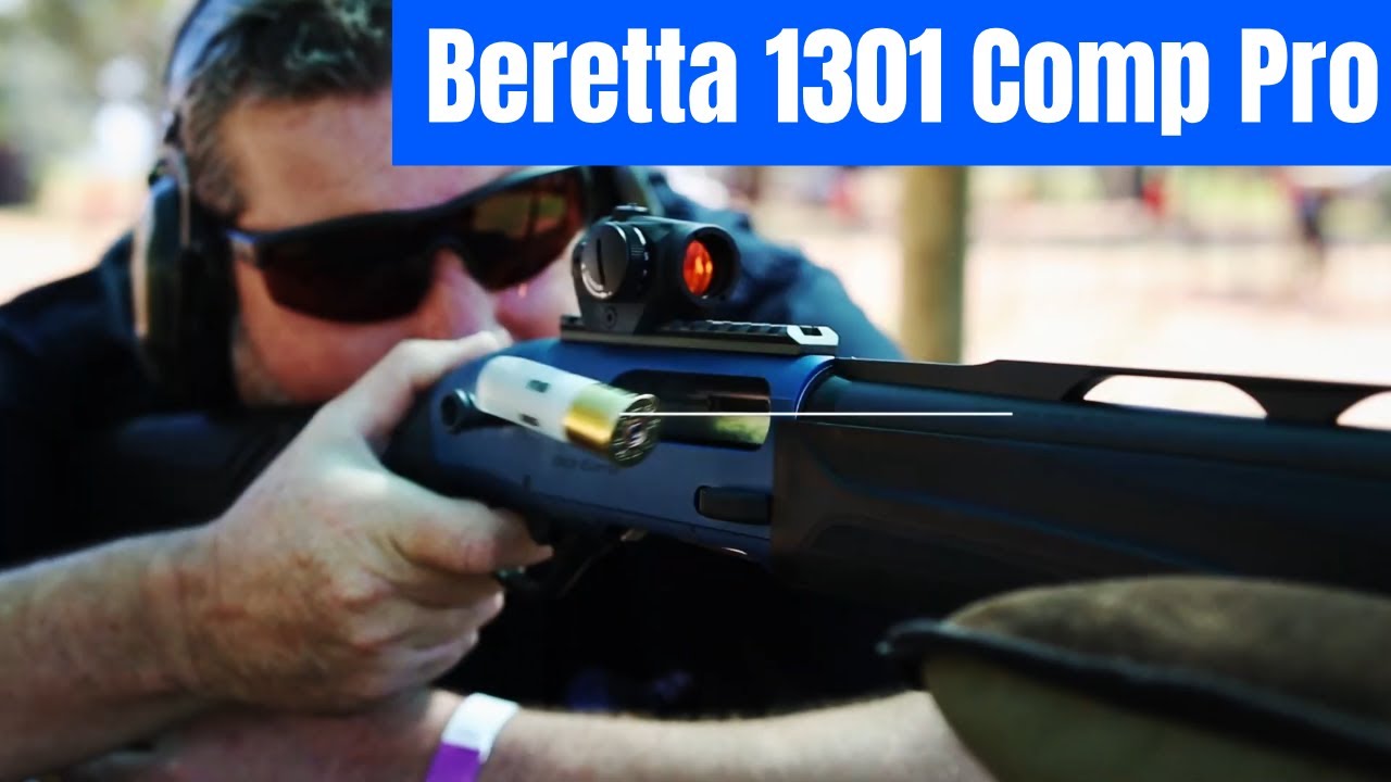 Beretta 1301 Comp Pro Shotgun - Slugs at 50m - YouTube