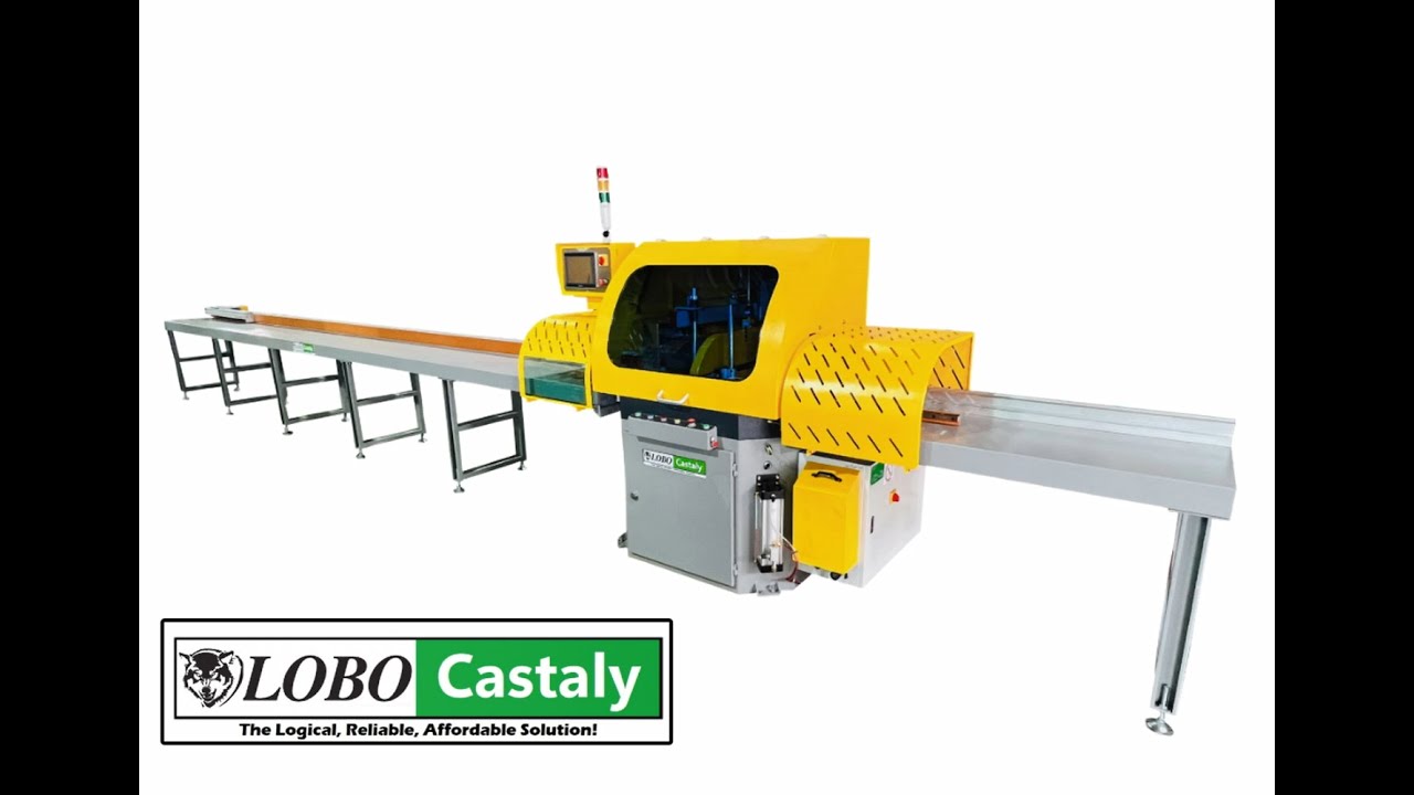 Castaly - Program Angles Auto Miter Cut Off Saw - YouTube