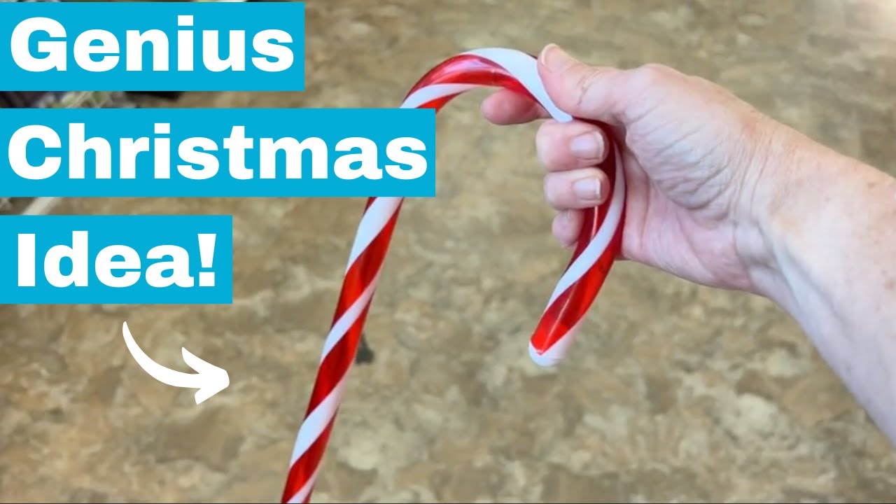 The GENIUS way people are using candy canes this Christmas! - YouTube